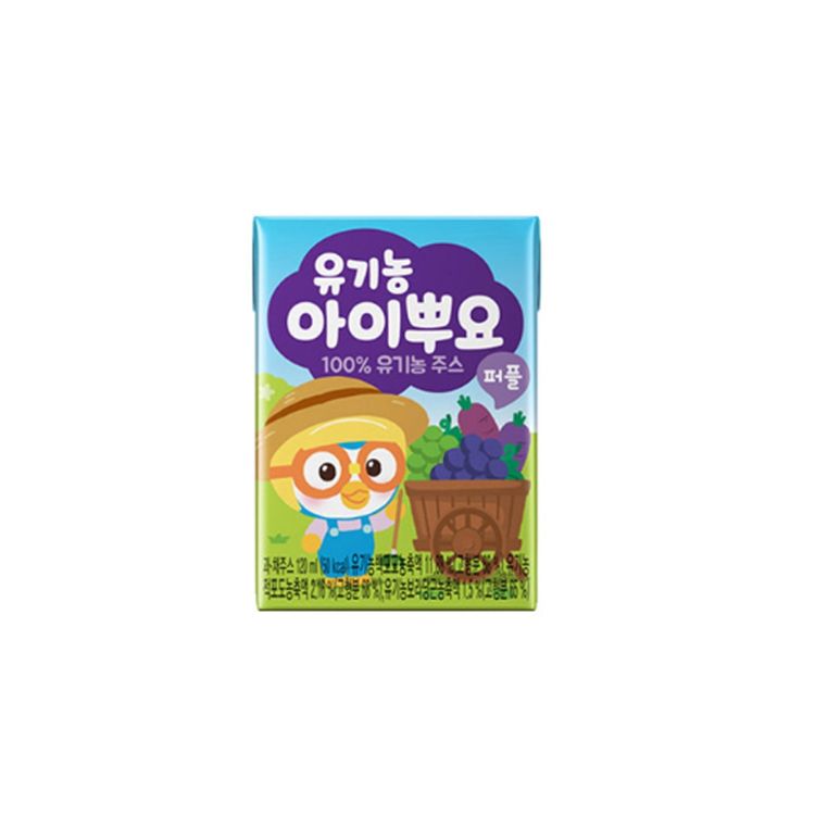 팔도 유기농쥬스 아이뿌요 퍼플 120ml 32입 홈플러스 택배배송