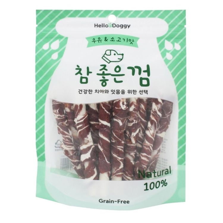 강아지육포껌 강아지 참좋은 비프스틱 15개입 1p 애견 개껌 간식 홈플러스 택배배송