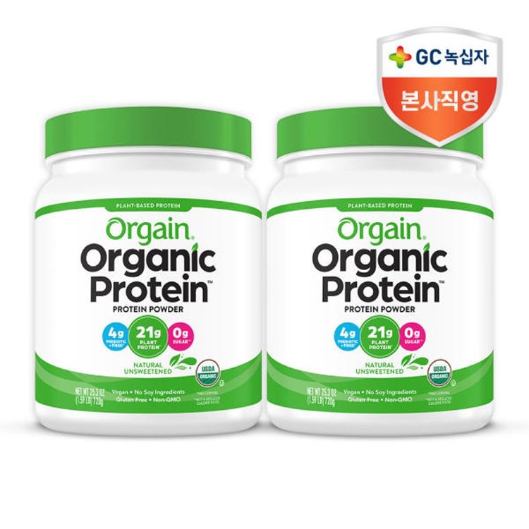 올게인 유기농 식물성 프로틴 언스위트 720g 2개 홈플러스 택배배송