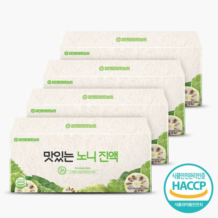 참앤들황토농원 맛있는 노니즙 진액 4박스70mlx120포 홈플러스 택배배송