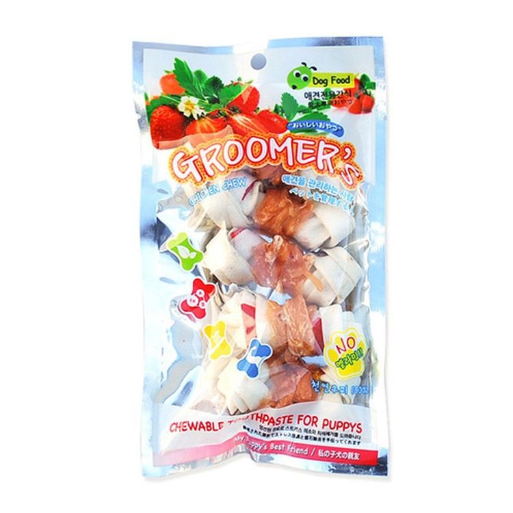 그루머스 치킨 우유껌 5p X10개 강아지 기능성 간식 홈플러스 택배배송