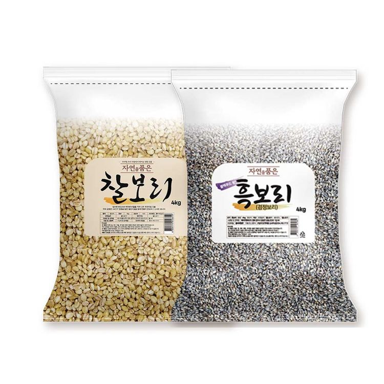 2022년산 국산 햇보리 찰보리 4kg 흑보리 4kg 컬러보리 홈플러스 택배배송