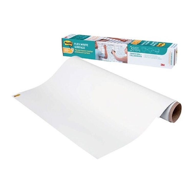3M)포스트-잇 붙이는화이트보드FWS(6617 수성,유성겸용)-120X90cm 1롤 | 홈플러스 택배배송