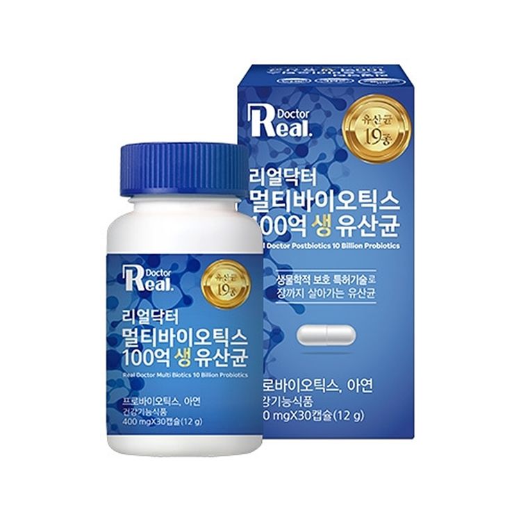 리얼닥터 멀티바이오틱스 100억 생 유산균 400mg X 30캡슐 홈플러스 택배배송