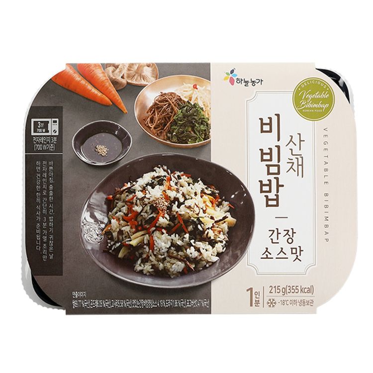 하늘농가 간편식 냉동밥 산채비빔밥간장맛×10팩 홈플러스 택배배송