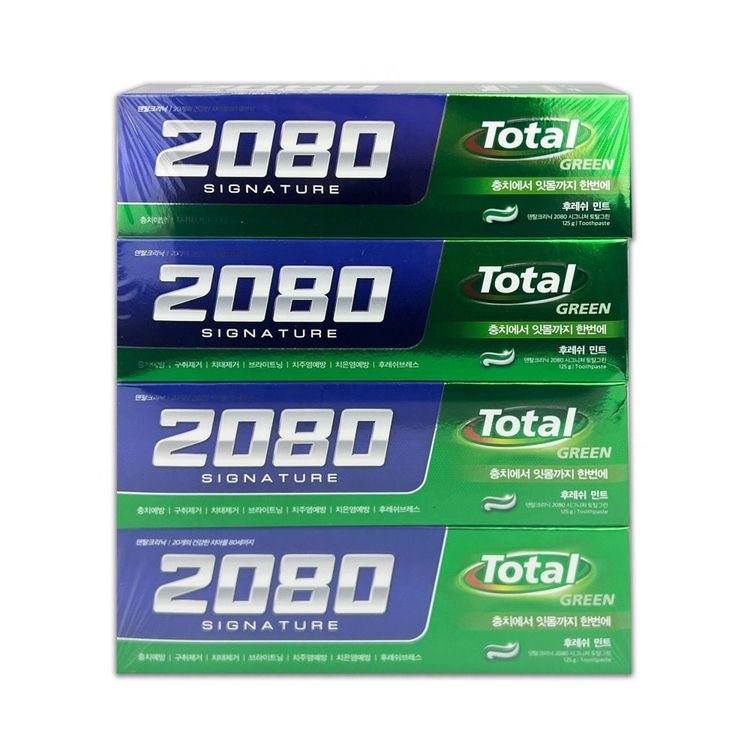 2080 시그니처 토탈 그린 치약 125g 4입 -O | 홈플러스 택배배송