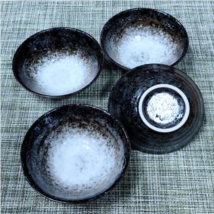 샤론 블랙 앤 화이트 대접 4p 면기 라면그릇 접시 홈플러스 택배배송