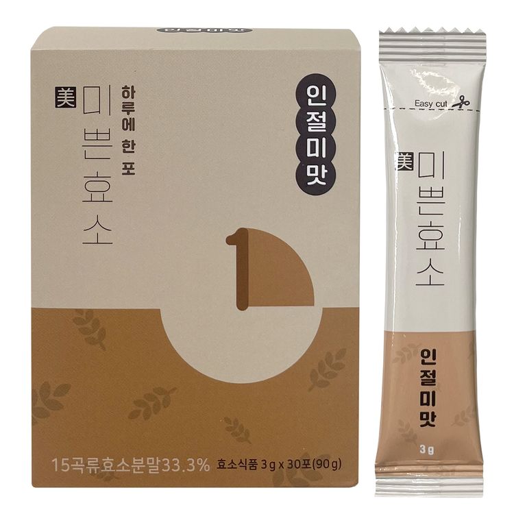 편한한끼 역가수치높은 곡물 효소 미쁜효소 인절미맛 1박스 3gx30포 홈플러스 택배배송