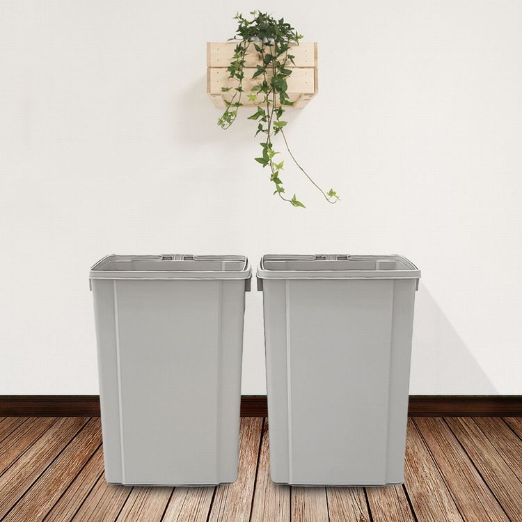 2p 뚜껑없는 다용도 휴지통 50l 그레이 분리수거함 쓰레기통 우산꽂이 오픈휴지통대용량 홈플러스 택배배송