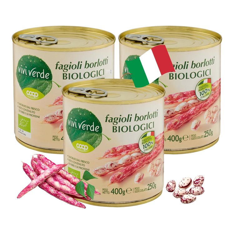 Coop 비비베르데 이탈리아 유기농 볼로티콩흰강낭콩 400g 3캔 무첨가물 Non Gm 홈플러스 택배배송