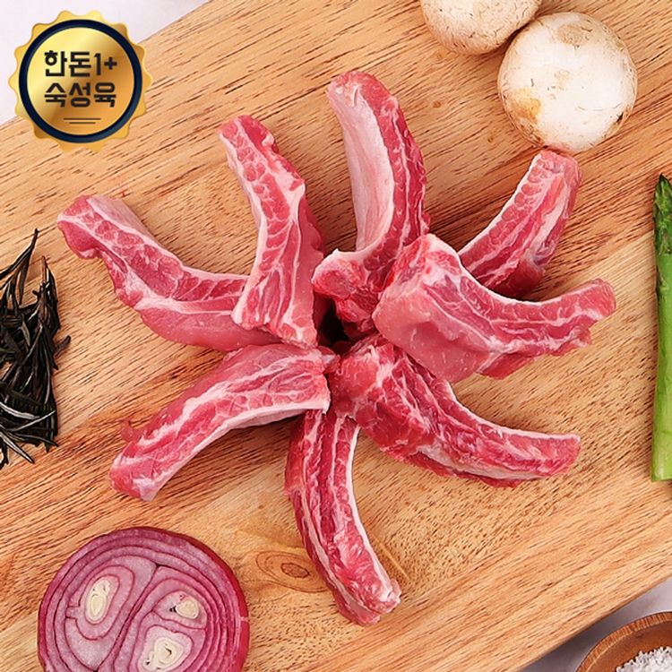 냉장 한돈1 국내산 숙성 돼지고기 등갈비 1kg 홈플러스 택배배송