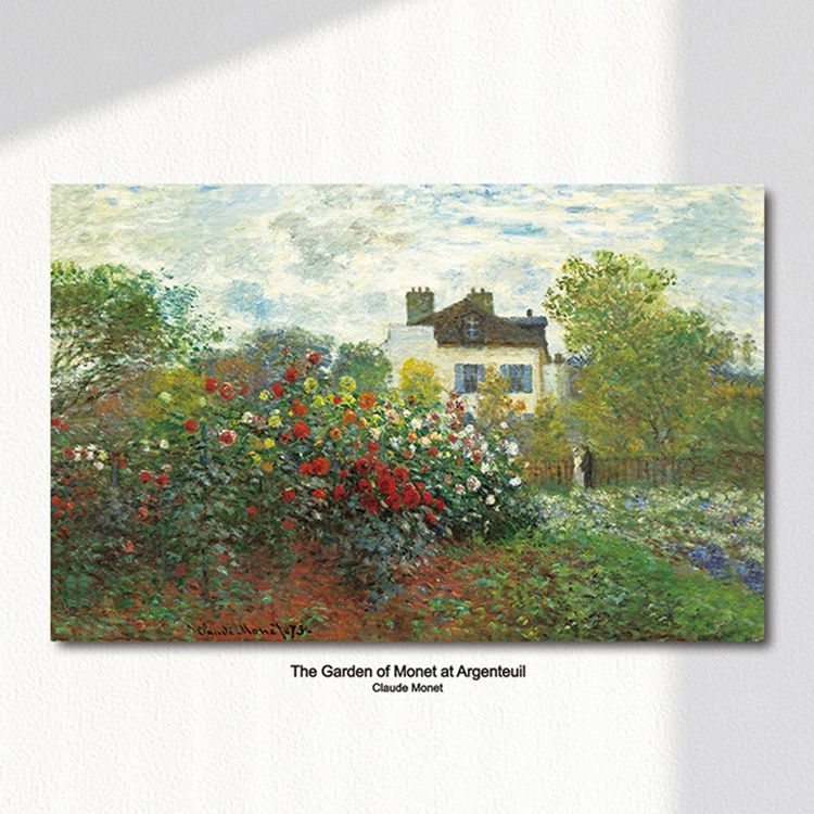캔버스액자 명화 모네 아르장퇴유 모네의 정원 55x53cm 홈플러스 택배배송
