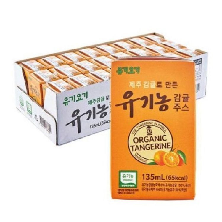 유기요기 135ml 제주감귤주스 X 24팩 홈플러스 택배배송