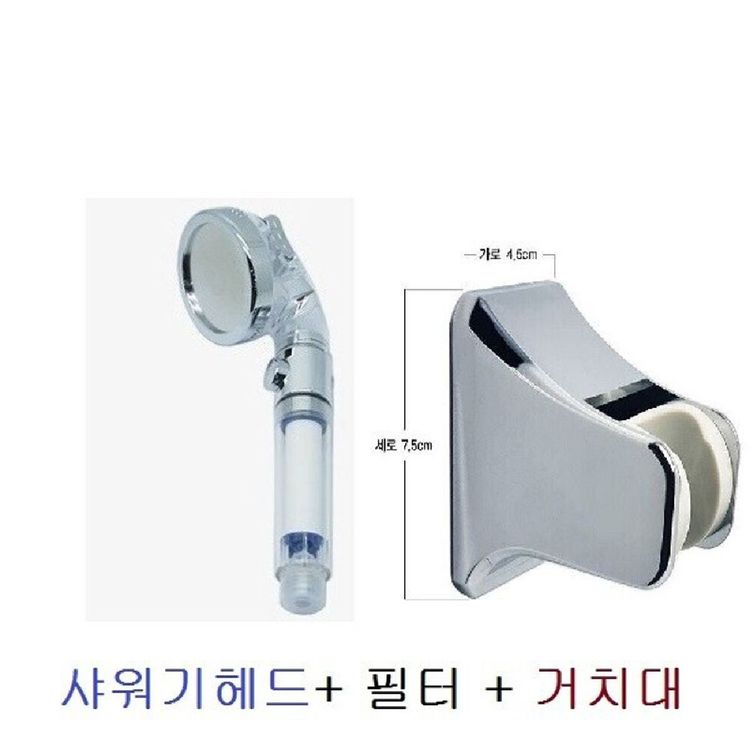 고효율 욕실 필수 N 3단 샤워기헤드 필터셋트 거치 홈플러스 택배배송