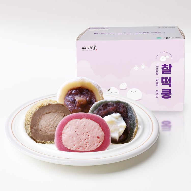 박참봉찰떡쿵 크림 왕모찌 찹쌀떡 혼합 베스트 세트 60g X 4개 240g 홈플러스 택배배송