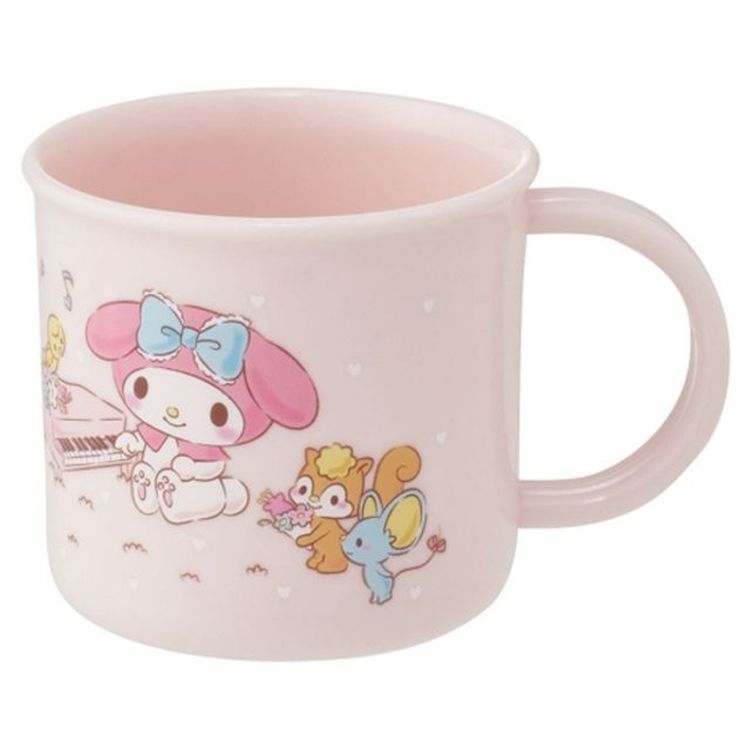 마이멜로디 뮤직 핸들컵 200ml 항균 물컵 양치컵 홈플러스 택배배송