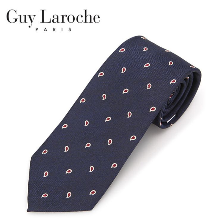 Guy Laroche 기라로쉬 페이즐리 패턴 넥타이네이비 홈플러스 택배배송