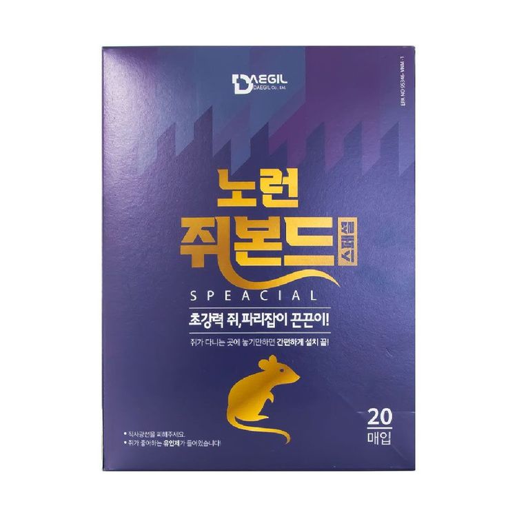 노런 쥐트랩 A 20매입 쥐 잡기 끈끈이 518015 홈플러스 택배배송