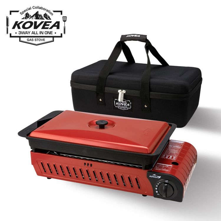 코베아 올인원 구이바다 레드 L캠핑그릴 가스그릴 홈플러스 택배배송
