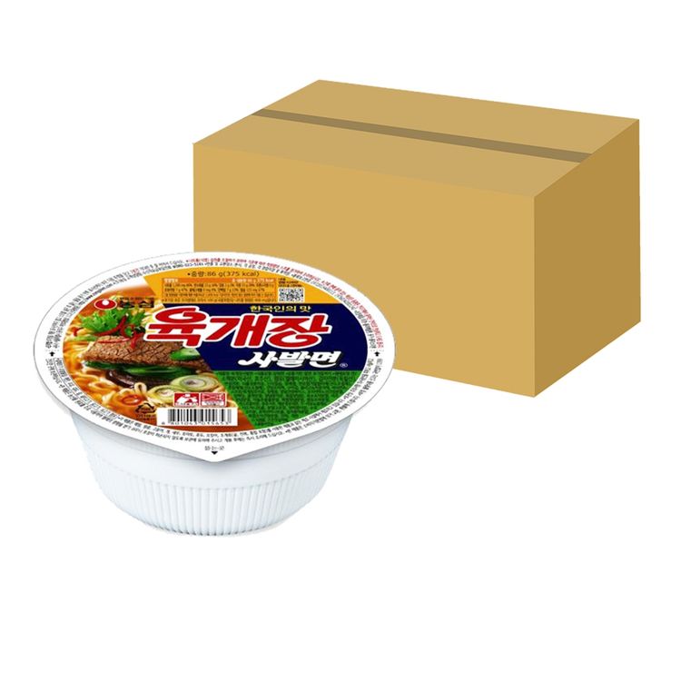 농심 컵라면 육개장 사발면 86gx24개입box 홈플러스 택배배송