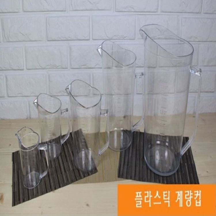 투명 N824182e5bf 계량컵 플라스틱계량컵 실험실 제과 제빵 4000ml 홈플러스 택배배송