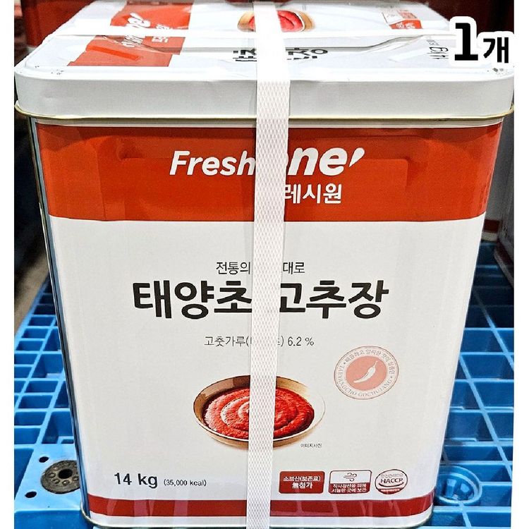 프레시원 고추장 태양초 14k 대용량고추장 통조림태양초고추장 고급고추장 캔고추장 깡통고추장 홈플러스 택배배송