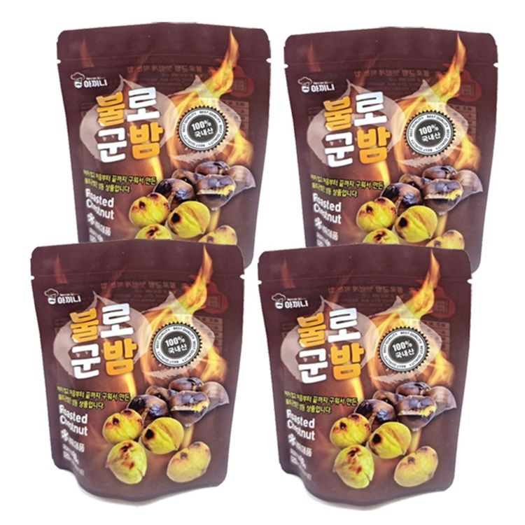 [아끼니] 찌지않고 직접 불로만 구운 군밤 60g X 4봉 240g | 홈플러스 택배배송