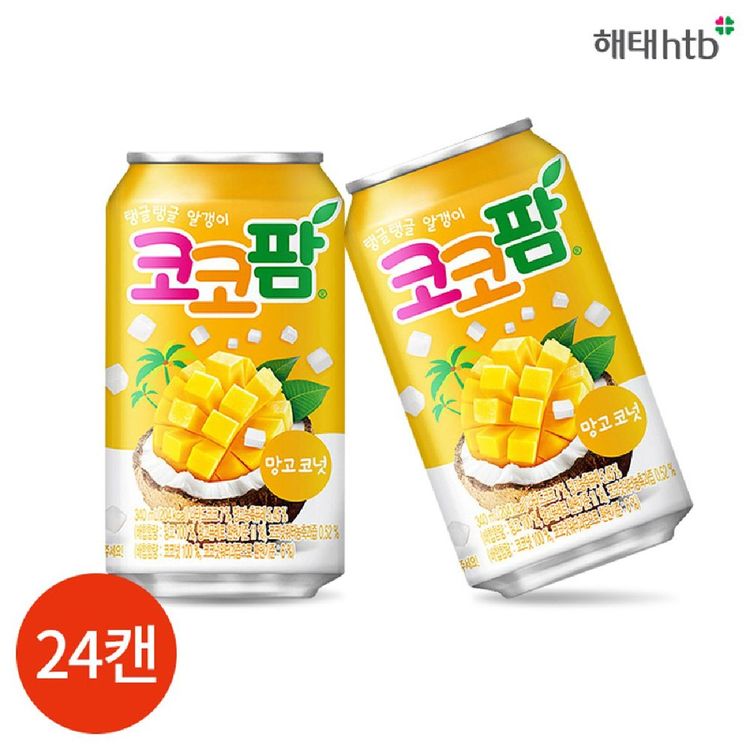 해태 코코팜 망고 코코넛 주스 음료 340ml 24can 홈플러스 택배배송