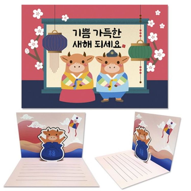 만들기새해 복주머니 소입체연하장 만들기 10개묶음 홈플러스 택배배송