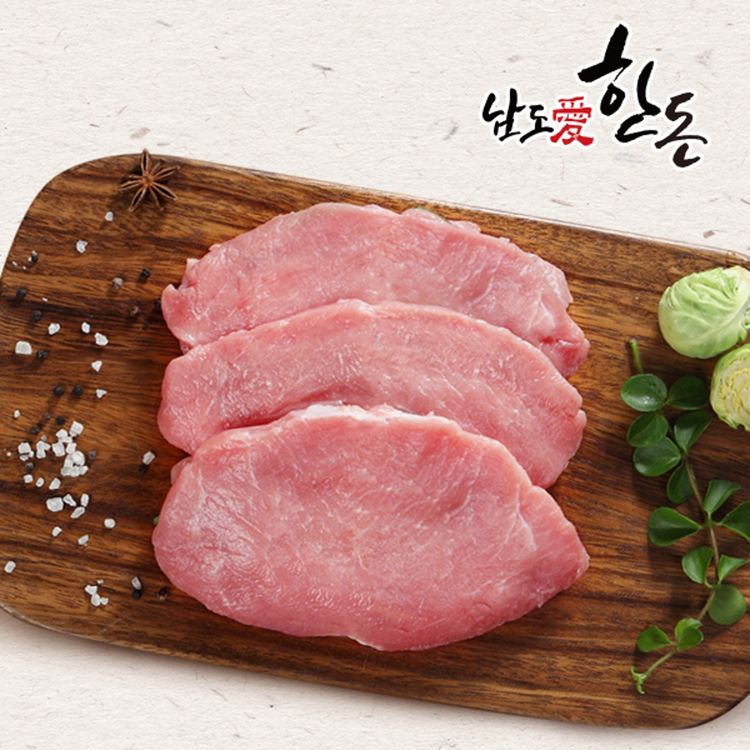 남도애한돈 한돈 냉장 등심돈까스용 1kg 홈플러스 택배배송