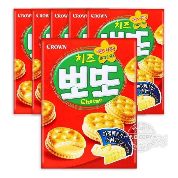 크라운 뽀또 치즈타르트 161g 6입 홈플러스 택배배송