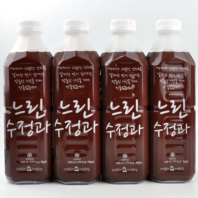 Costco 서정쿠킹 느린 수정과 4000ml1000ml X 4병 홈플러스 택배배송