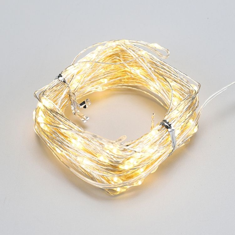 Led 트리구 와이어 200구 투명선 8기능 리모컨 Usb타입 크리스마스전구 감성캠핑조명 홈플러스 택배배송