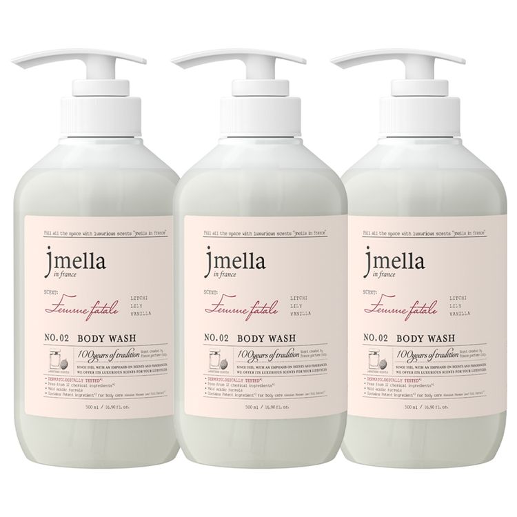 제이멜라 인 프랑스 팜므파탈 바디 워시 500ml3개 홈플러스 택배배송