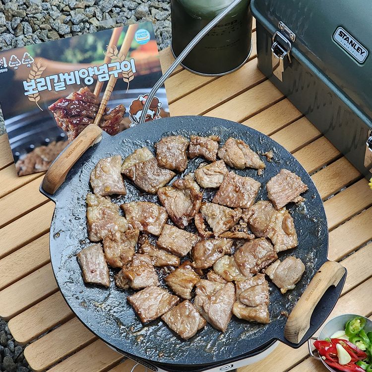 밥아저씨 돼지갈비맛 양념목살 보리갈비양념구이 300g6팩 홈플러스 택배배송