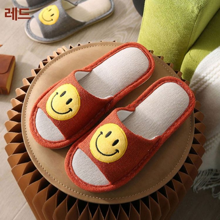 여성 사무실 거실 실내 화 슬리퍼 예쁜 룸슈즈 레드 홈플러스 택배배송