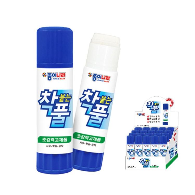 종이나라 착붙는풀 15g 20개 Set 착풀 고체풀 학습용 홈플러스 택배배송