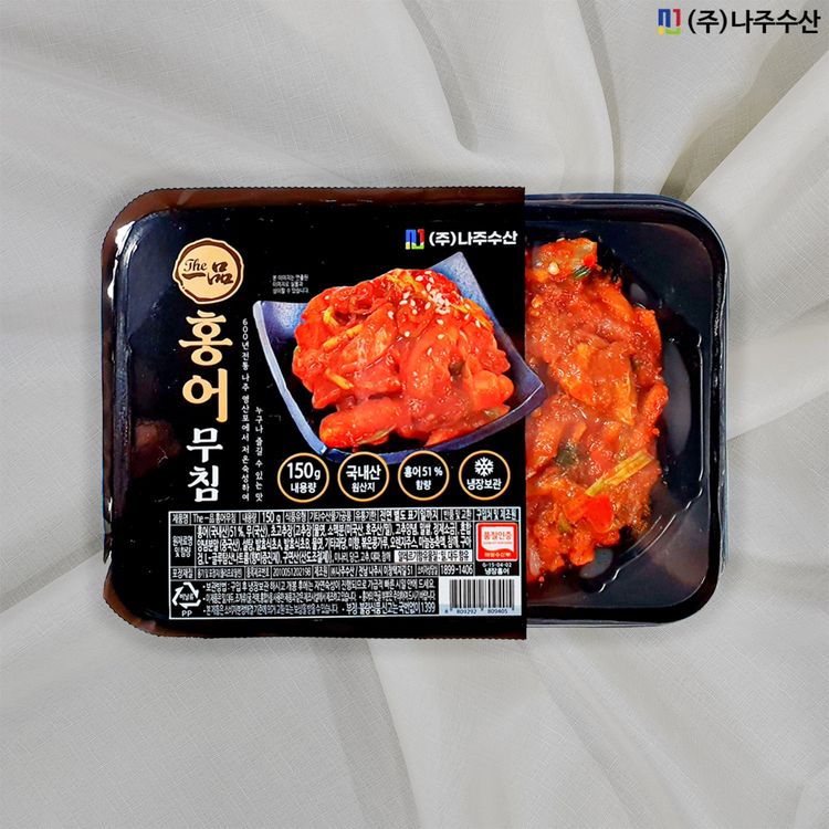 나주수산 더일품홍어 무침150g3팩 실링 국내산 중간삭힘 홈플러스 택배배송