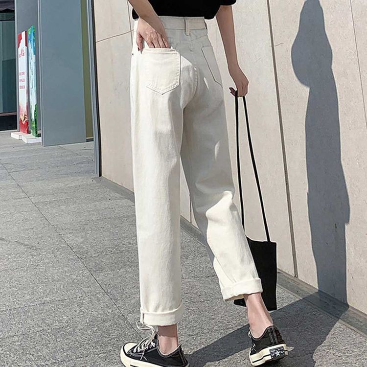 일자 데님 팬츠 여자 데일리 청바지 캐주얼 스타일룩 홈플러스 택배배송