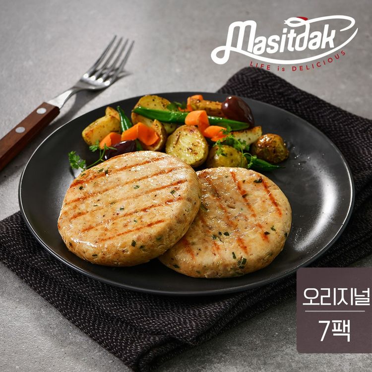 맛있닭 닭가슴살 스테이크 오리지널 700g100gx7팩 홈플러스 택배배송