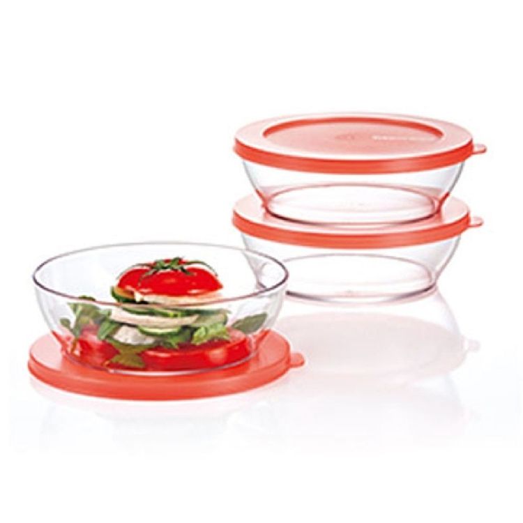 타파웨어 실용적인 N6143919f90 크리스탈 서빙 보울 대형 750ml 3p 코랄 홈플러스 택배배송