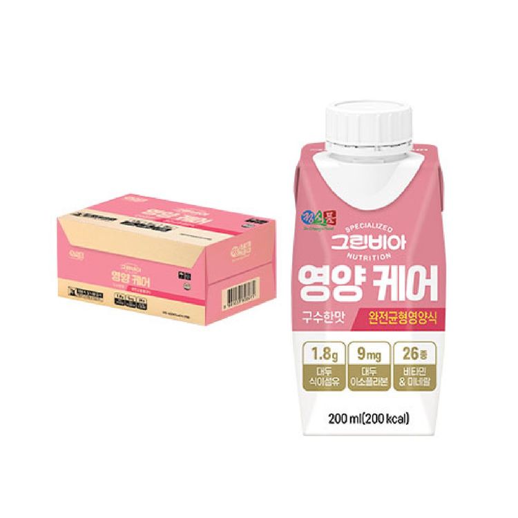 그린비아 영양케어 구수한맛 200ml 18팩 홈플러스 택배배송