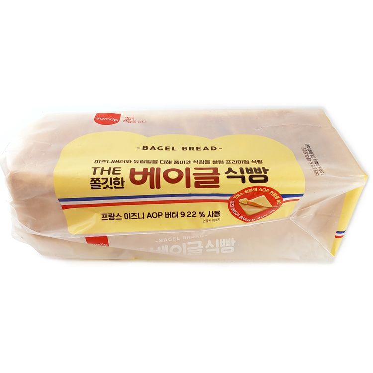 Costco 이즈니 버터로 만든 삼립 프리미엄 더쫄깃한 베이글 식빵 840g 홈플러스 택배배송