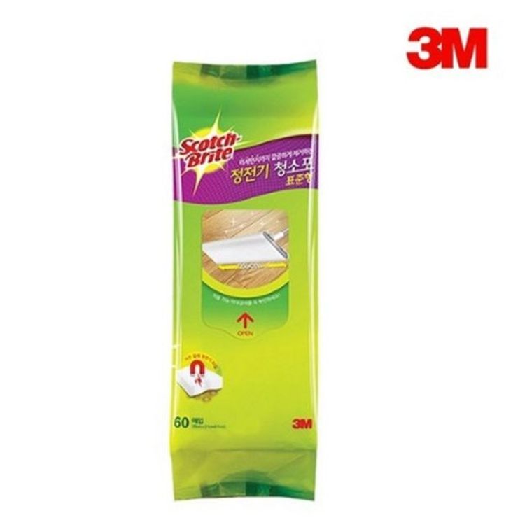 3m 정전기 청소포 표준형 60매입 막대걸레 리필용 홈플러스 택배배송