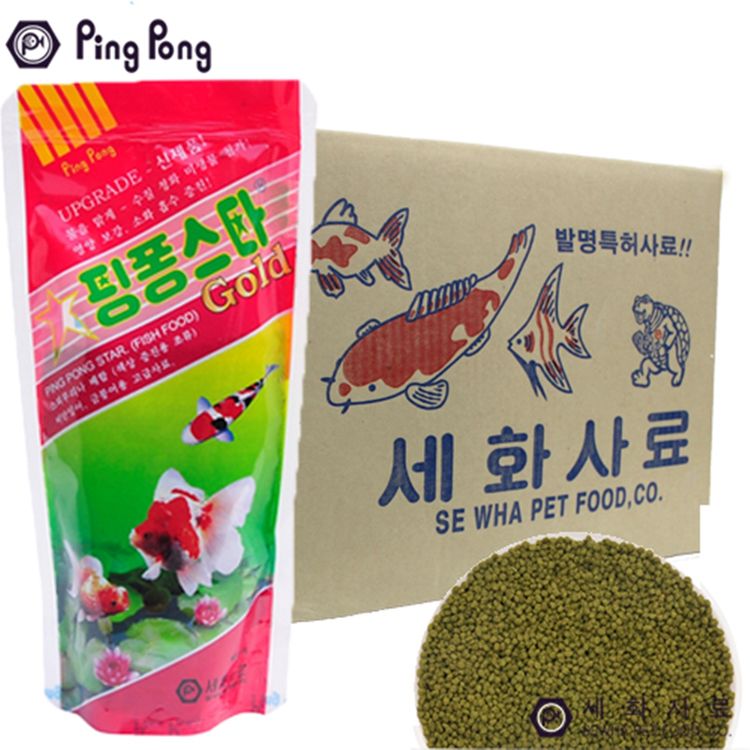 핑퐁스타 골드 120g 1box 100개입 금붕어 비단잉어용 고급사료 홈플러스 택배배송