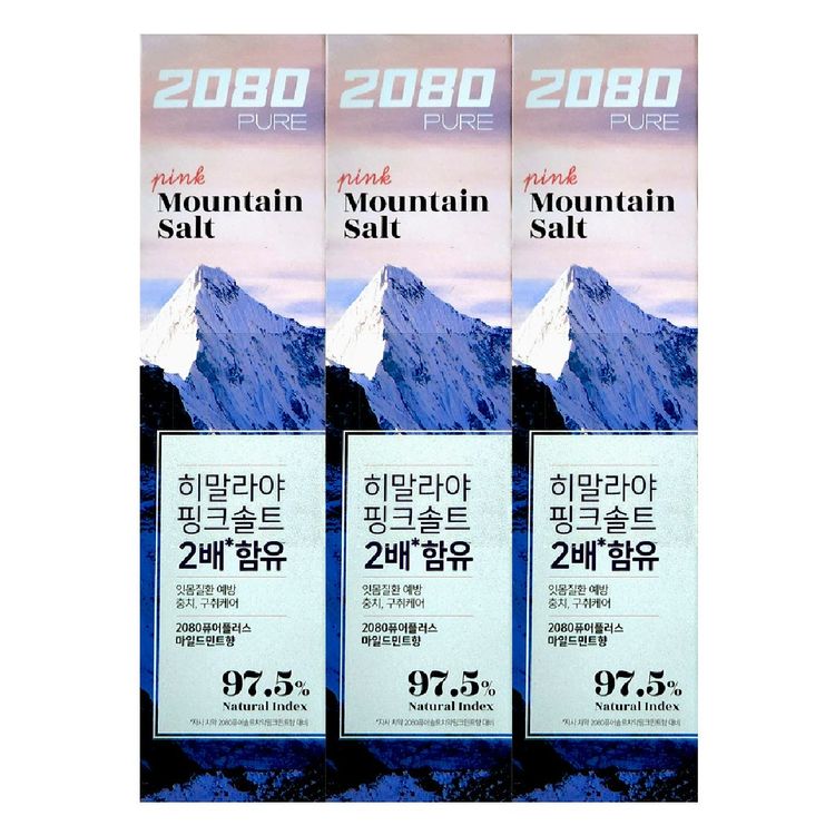2080 퓨어플러스 마일드민트향 120g X 3개 | 홈플러스 택배배송