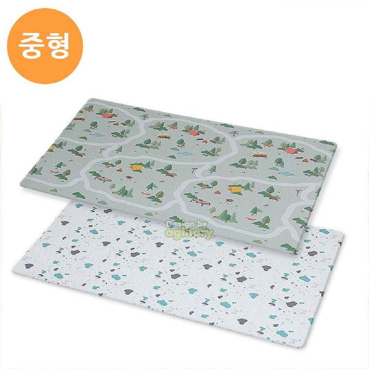 아기노리 놀이방매트 숲속캠프 테라죠 양면 중형 홈플러스 택배배송