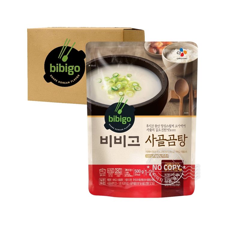 Cj 박스 비비고 사골곰탕 500g 18입 간편식 즉석식품 홈플러스 택배배송