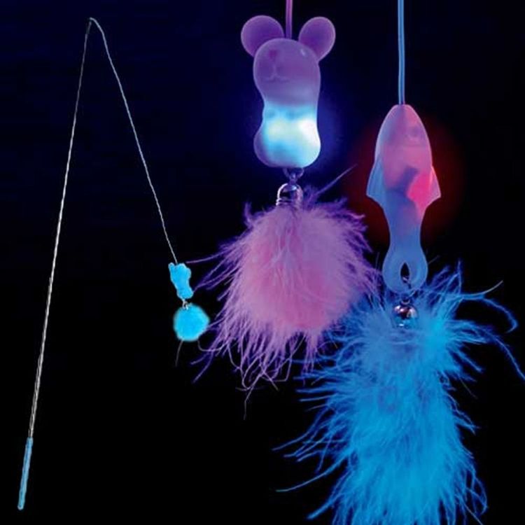 우쭈쭈 Led 고양이 고먐미 냥이 낚싯대 낚시대 Led 홈플러스 택배배송