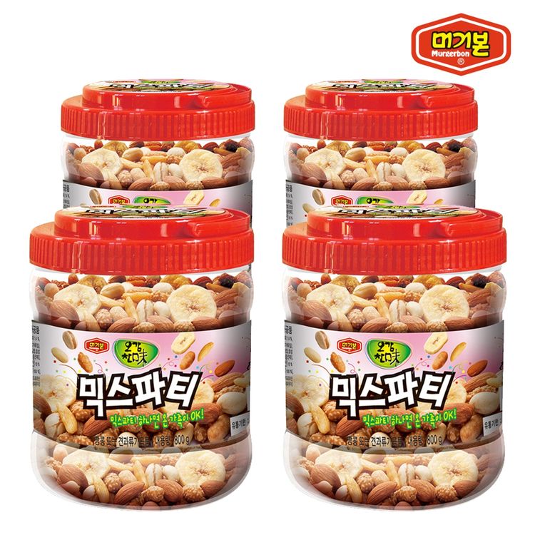 머거본 종합 견과류 6종 믹스파티 800g X4통 홈플러스 판매자택배